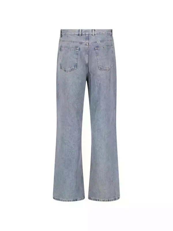 A.p.c. Stonewashed Straight-leg Jeans
