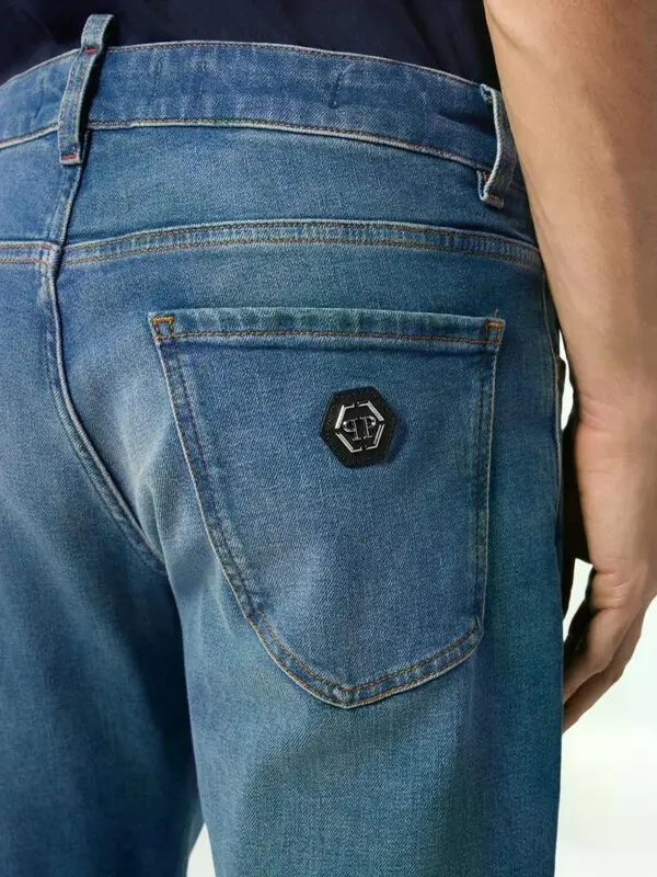 Philipp Plein Straight Cut Jeans