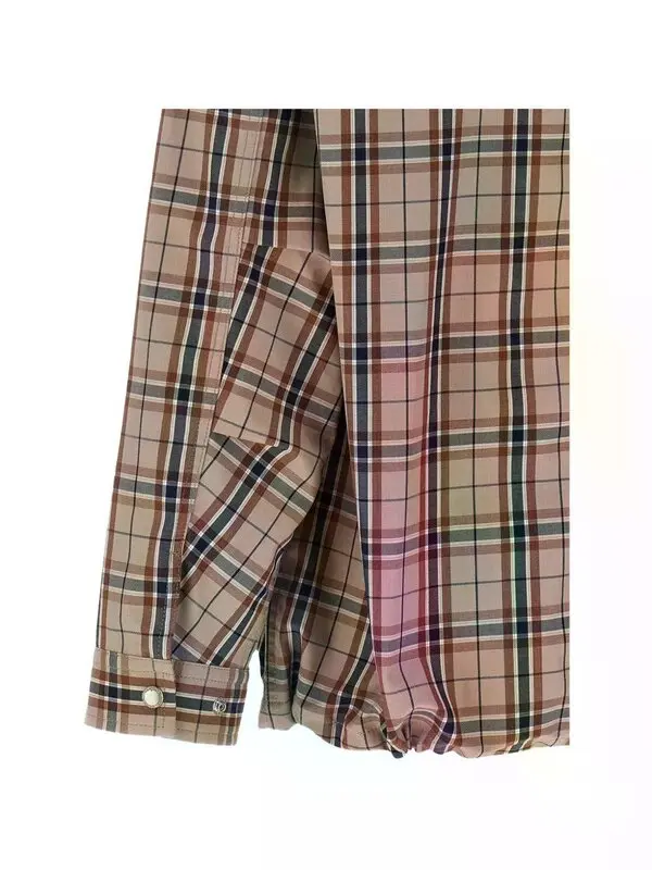 Comme Des Garçons Check-pattern Zip-detail Jacket