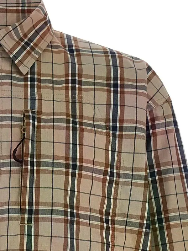 Comme Des Garçons Check-pattern Zip-detail Jacket