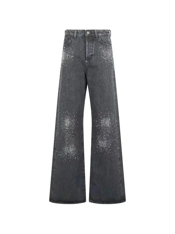 Philipp Plein Stud-embellished Jeans - Grey