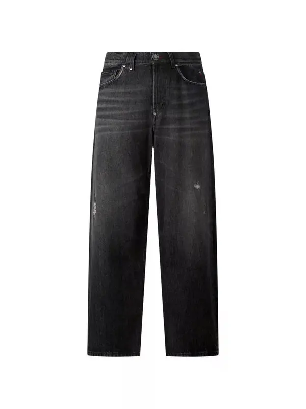 Philipp Plein Distressed Loose-fit Jeans