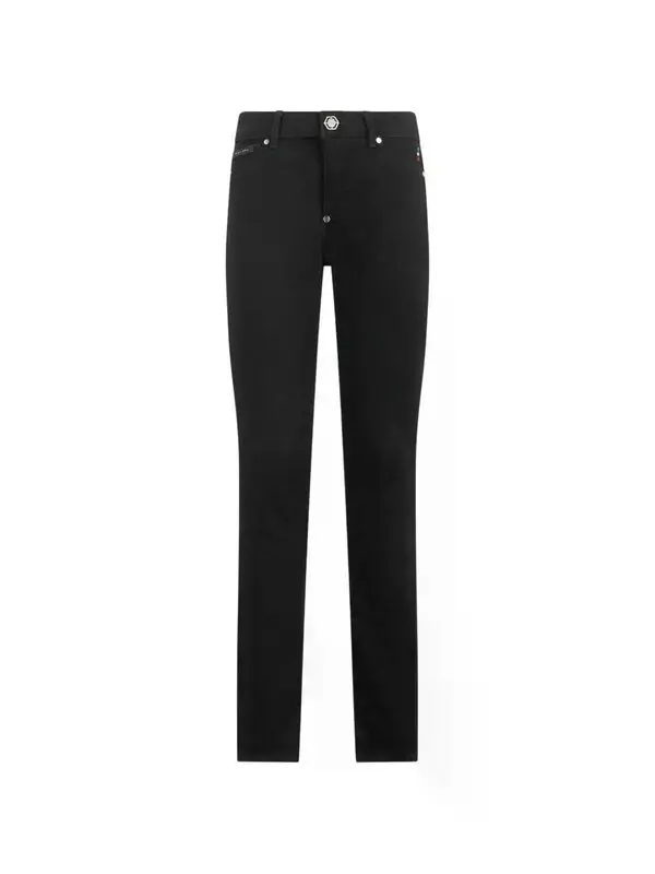 Philipp Plein Logo-plaque Skinny Jeans - Black