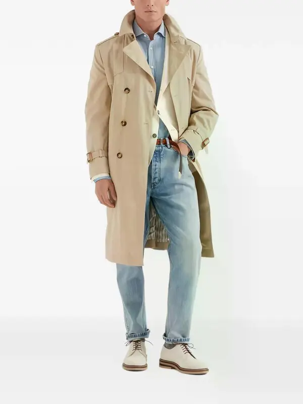 Brunello Cucinelli Double-breasted Trench Coat