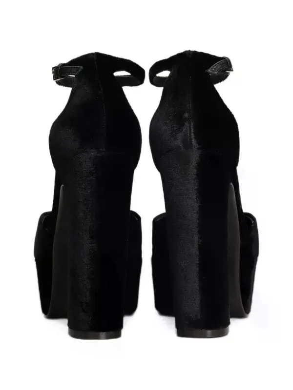 Lola Cruz Mencia Platform Ankle-strap Pumps