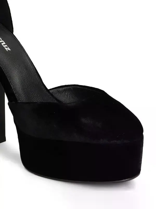 Lola Cruz Mencia Platform Ankle-strap Pumps