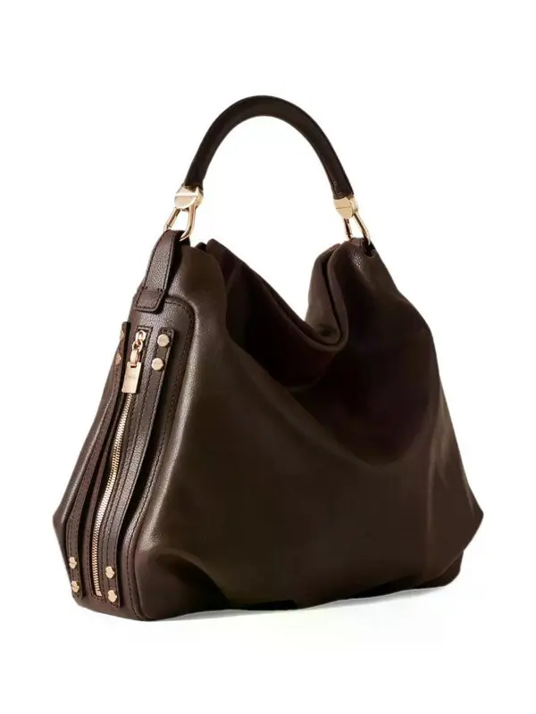 Borbonese Medium Bice Leather Slouchy Tote Bag