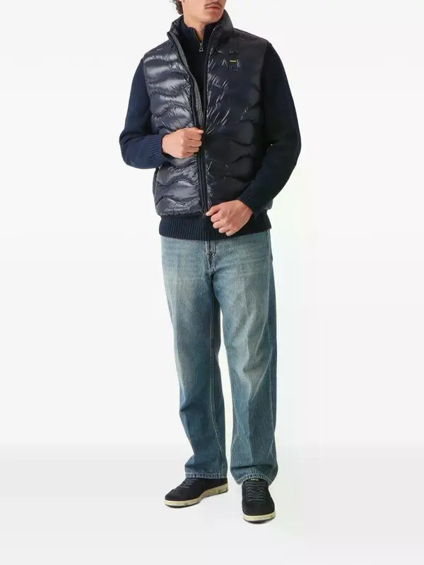 BLAUER. Danny Quilted Sorona® Aura High-neck Gilet