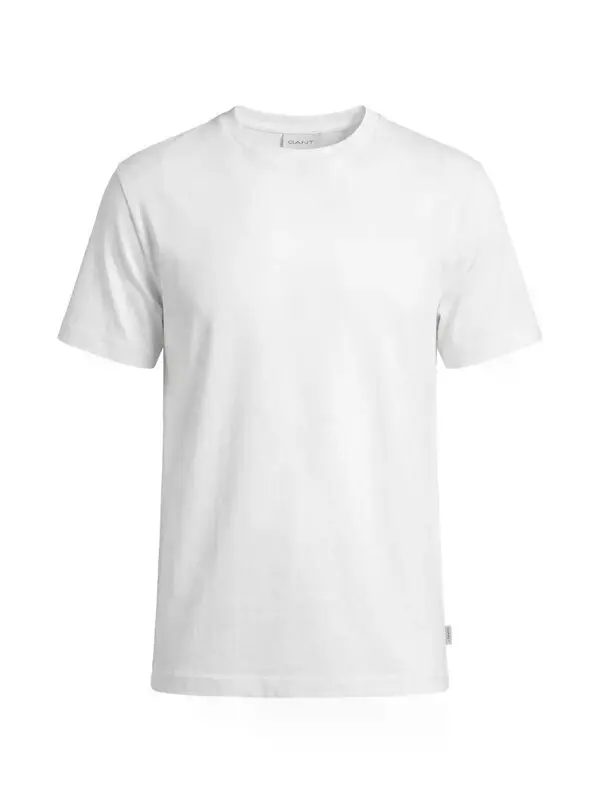Gant Crew-neck Short-sleeve Cotton T-shirt