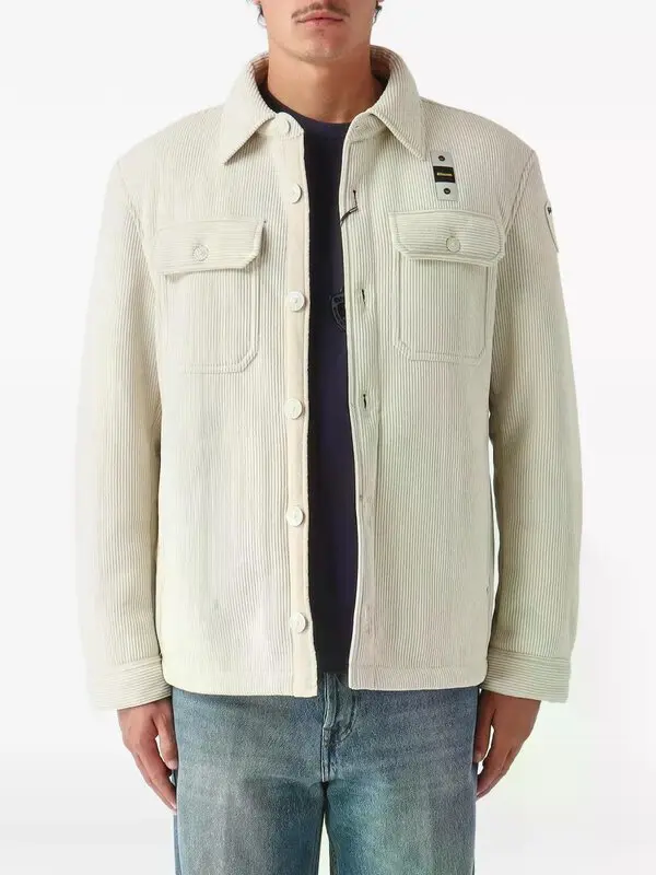 BLAUER. Eugene Corduroy-textured Shirt Jacket