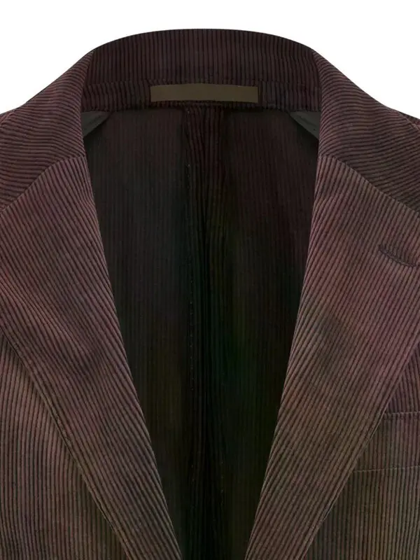 CAMEL ACTIVE Corduroy-texture Single-breasted Blazer