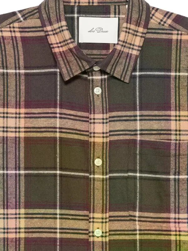 LES DEUX Check-pattern Shirt