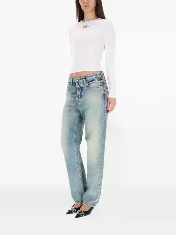 DIESEL® 1988 D-ark Low-waist Faded Jeans