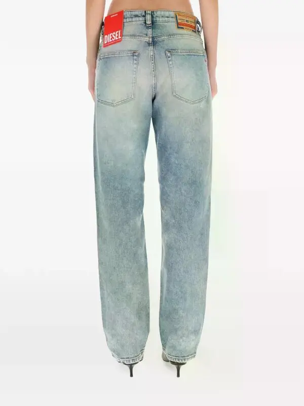 DIESEL® 1988 D-ark Low-waist Faded Jeans