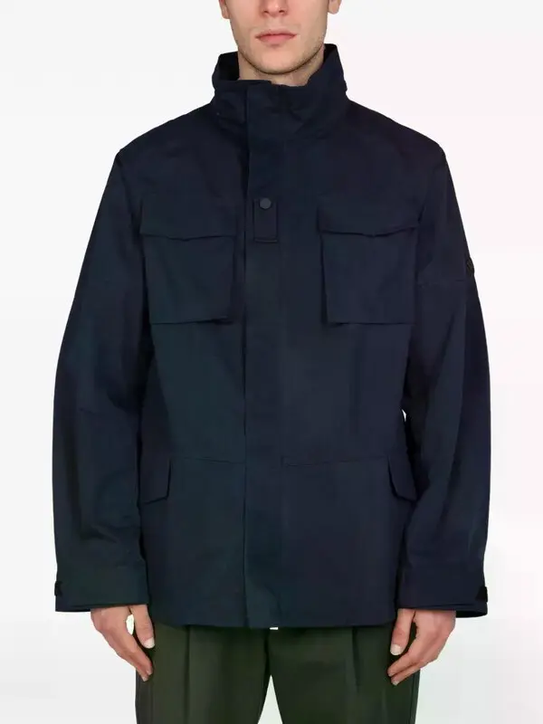 LARDINI High-neck Utility Parka