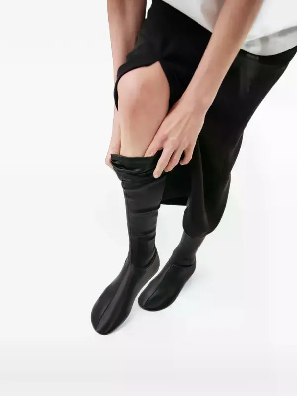 Carven Glove Knee-length Leather Boots