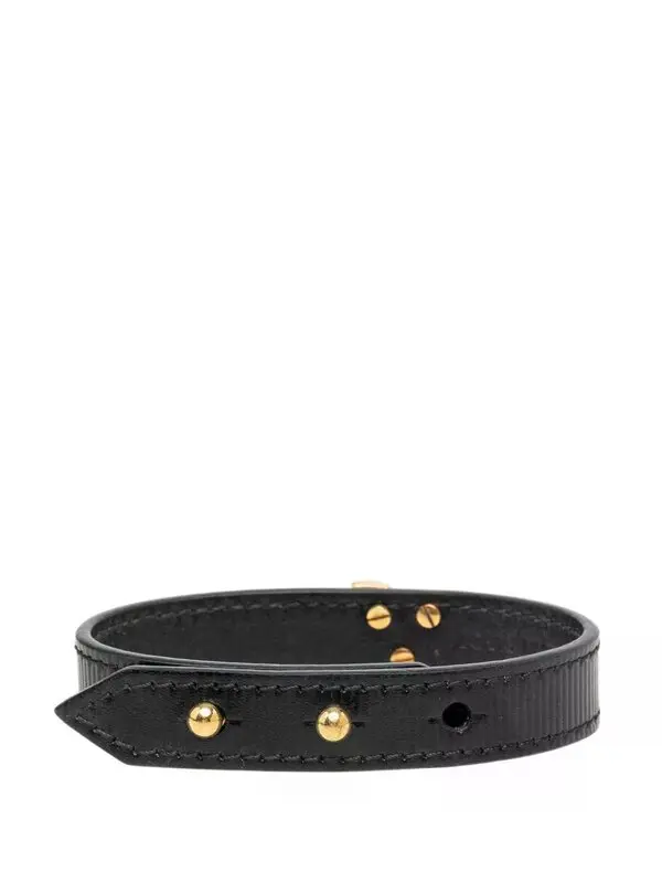 LOUIS VUITTON 2021 Leather Essential V Bracelet Costume Bracelet