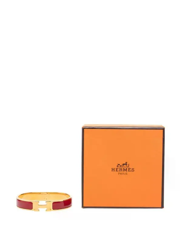 Hermès 2000-2026 Narrow Enamel Clic H Bracelet Pm Costume Bracelet