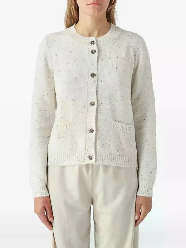 GRAN SASSO Flecked Button-up Cardigan