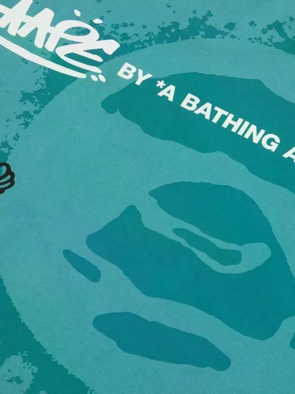 AAPE BY *A BATHING APE Moonface Graphic-print T-shirt