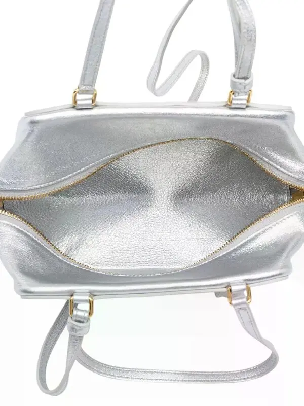 Celine 2023 Laminated Calfskin Cuir Triomphe Folded Cube Bag Satchel