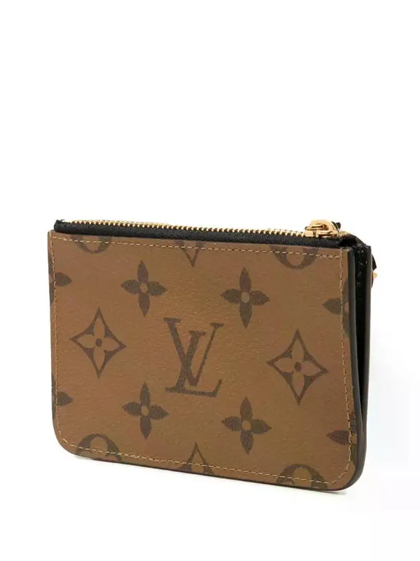 LOUIS VUITTON 2021-2026 Monogram Reverse Romy Card Holder