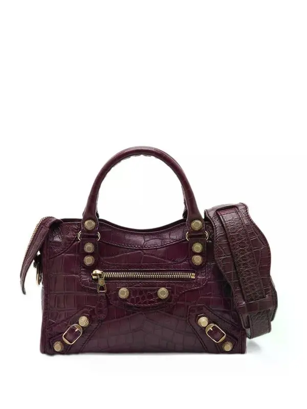 Balenciaga Mini Classic City Handbag - Red