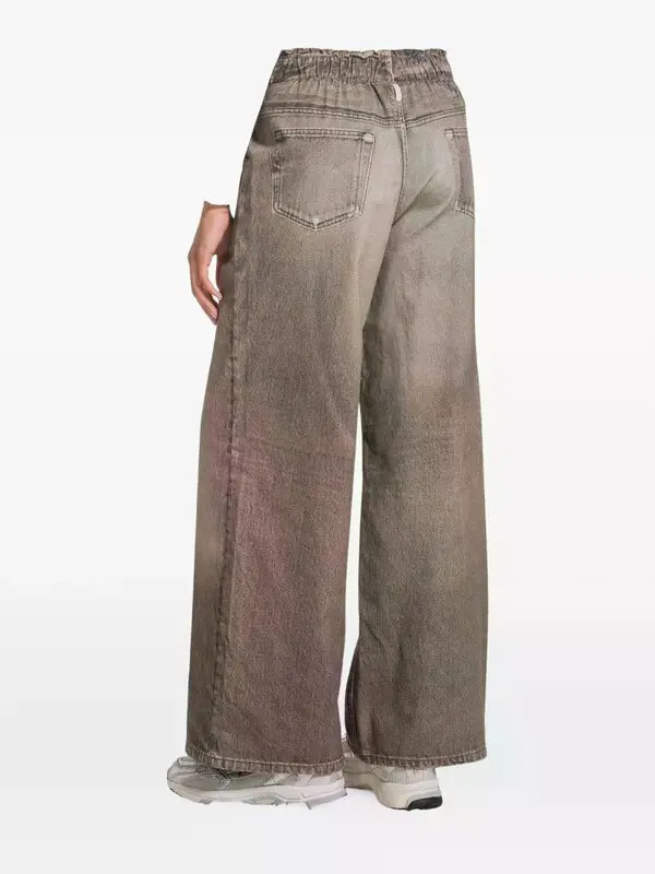 DEHA Elasticated Wide-leg Trousers