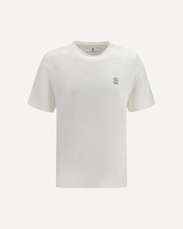 Brunello Cucinelli Logoed T-hirt