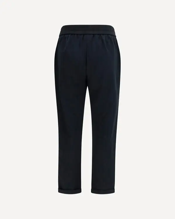 Brunello Cucinelli Track Stretch-fleece Pants With Onili Detailing Feale
