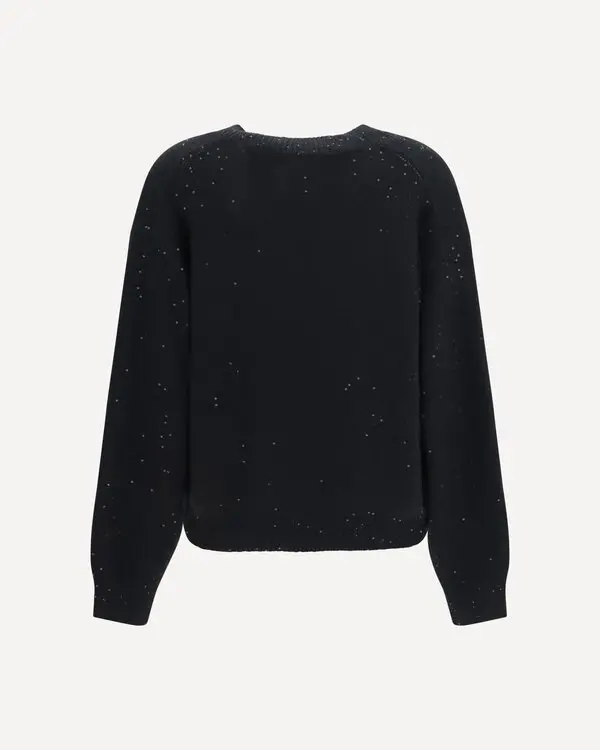 Brunello Cucinelli Diaante Cashere And Silk Sweater Feale