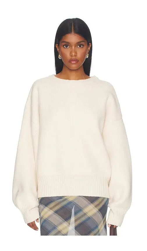 Lioness Dolce Knit Sweater In Cream - Sand