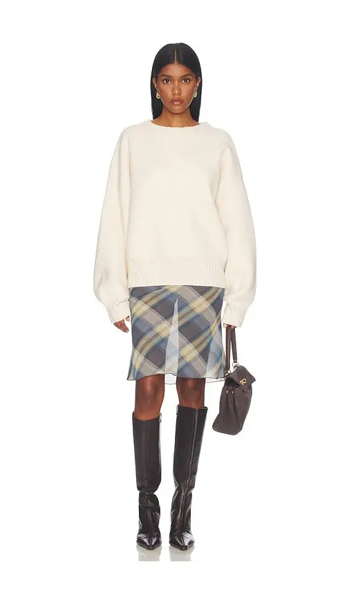 Lioness Dolce Knit Sweater In Cream