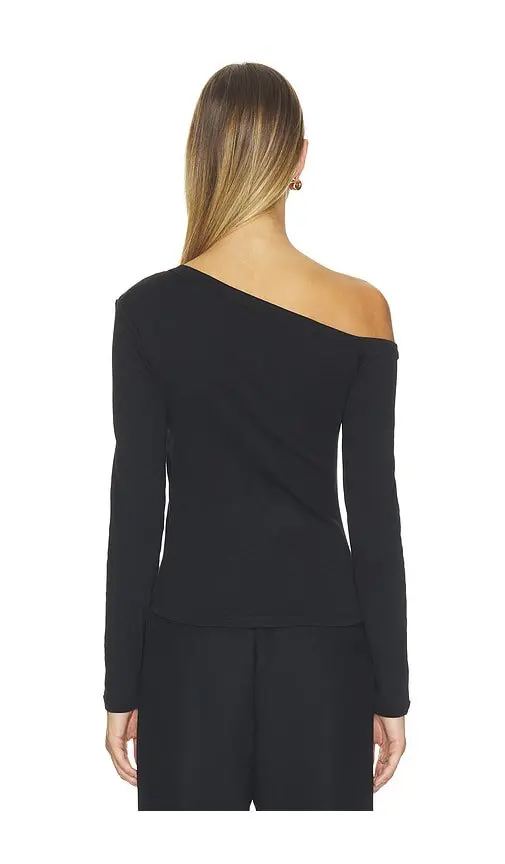 THE LINE BY K Hudson Asymmetrical Long Sleeve Top