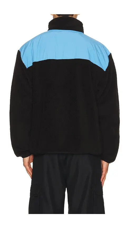 DUVIN DESIGN Oval Full Zip Sherpa Jacket