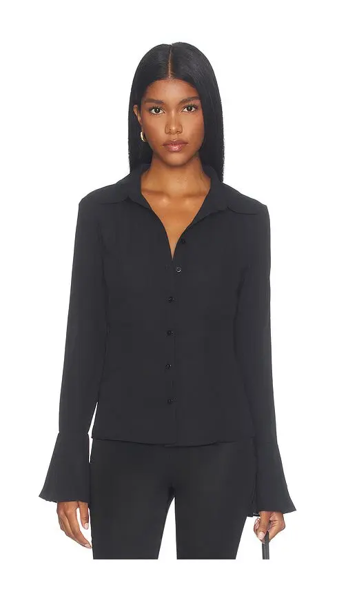 ALL THE WAYS Sutton Button Up Top