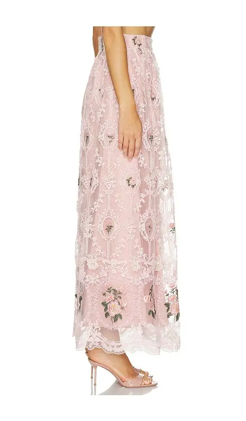 Agua Bendita Tangelo Nostalgia Skirt In Multi