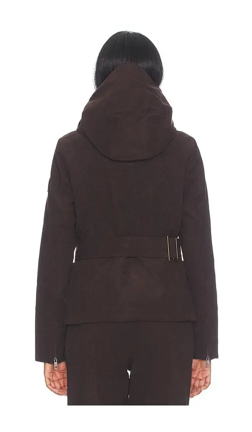 WE NORWEGIANS Britt Tailored Ski Jacket In Chocolate
