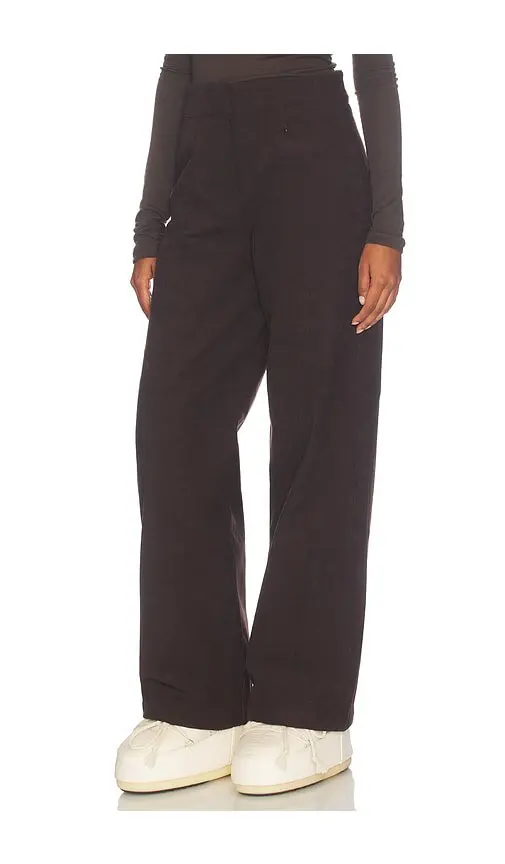 WE NORWEGIANS Britt Palazzo Ski Pant In Chocolate