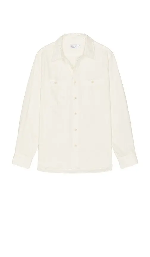 Madewell Work Shirt In White