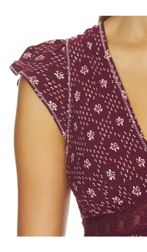 Free People Eternal Soul Maxi Dress In Burgundy