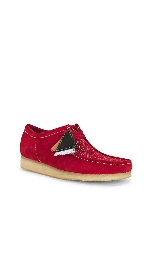 Clarks Wallabee In Red