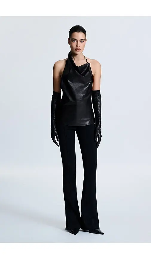 Revolve Severine Leather Top