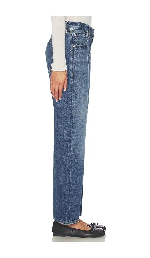 Citizens Of Humanity Lindz Easy Straight Leg Jeans In Blue - Twilight