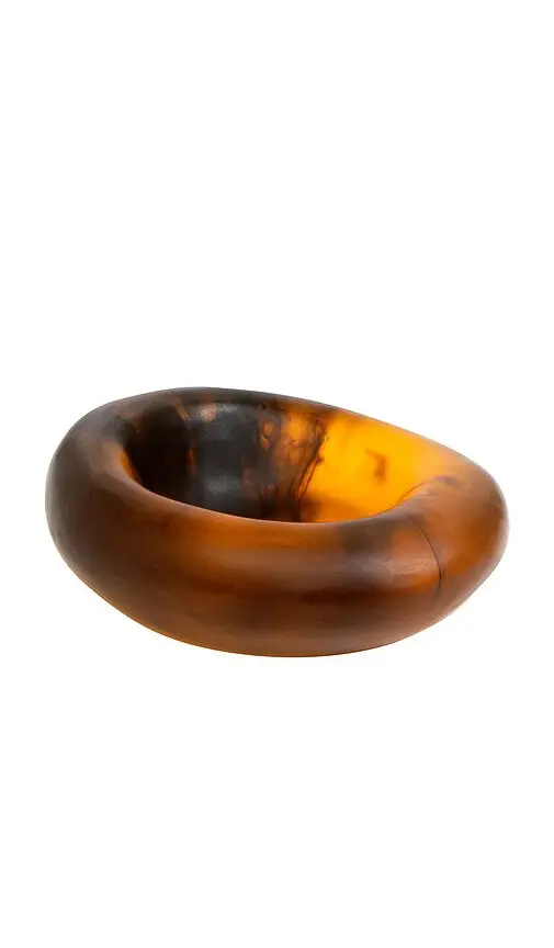 Dinosaur Designs Large Drift Dish In Brown - Tortoise