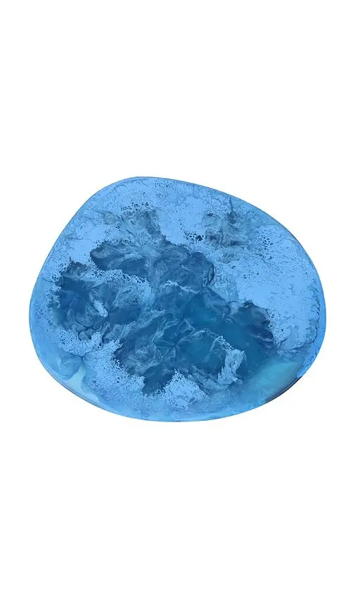 Dinosaur Designs Pebble Plate In Blue - Sky