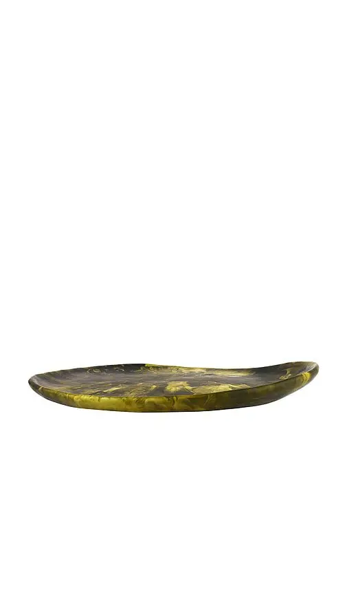 Dinosaur Designs Large Pebble Platter In Green