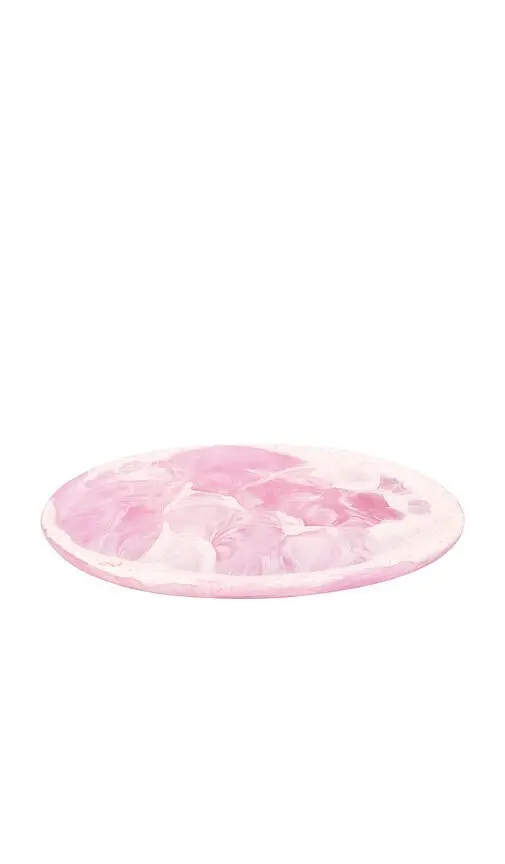 Dinosaur Designs Small Rock Plate In Pink - Shell Pink
