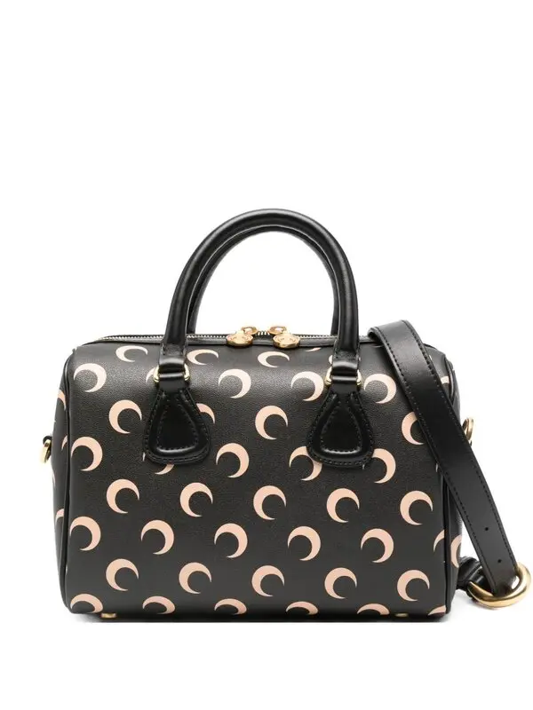 MARINE SERRE Moon Canvas Strike Handbag