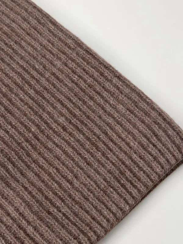 Auralee Tekla Wool And Cashmere-blend Snood - Brown